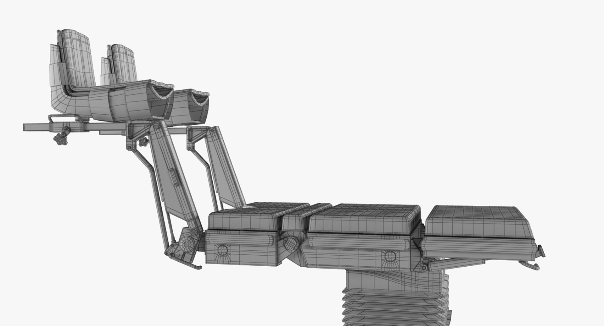 Operating Table Eschmann T50 3D Model - TurboSquid 1234137