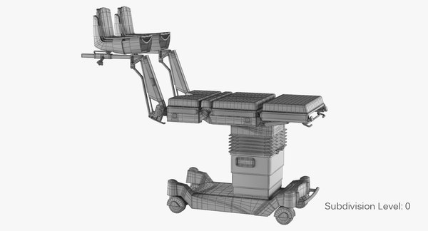 Operating table eschmann t50 3D model - TurboSquid 1234137