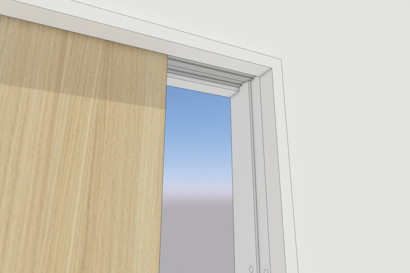 3D Japanese Door Hikido Katabiraki - TurboSquid 1573816