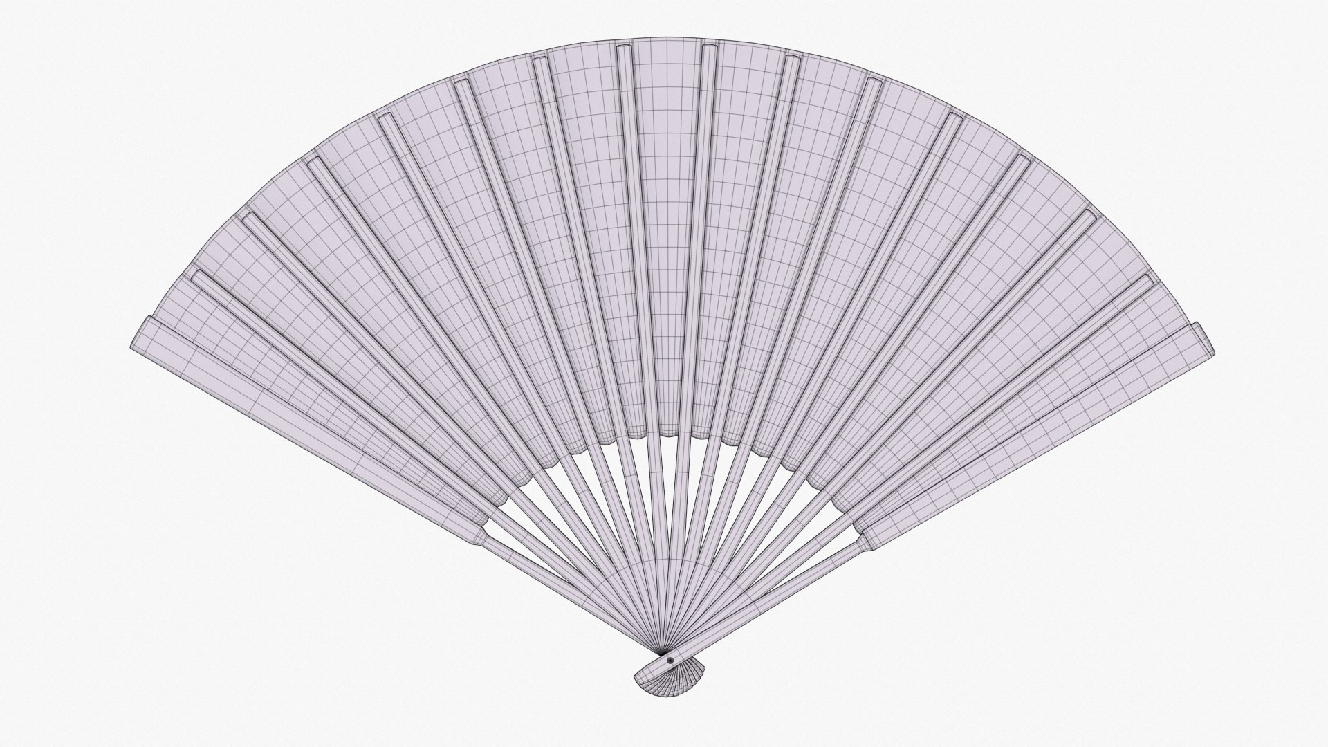 Traditional Chinese Folding Fan 3D Model - TurboSquid 2142390