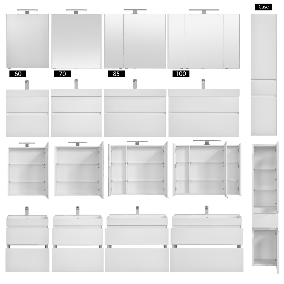 3D Furniture Set Brooklyn 60-70-85-100 Pencil Case And Remer Atmos A11 ...