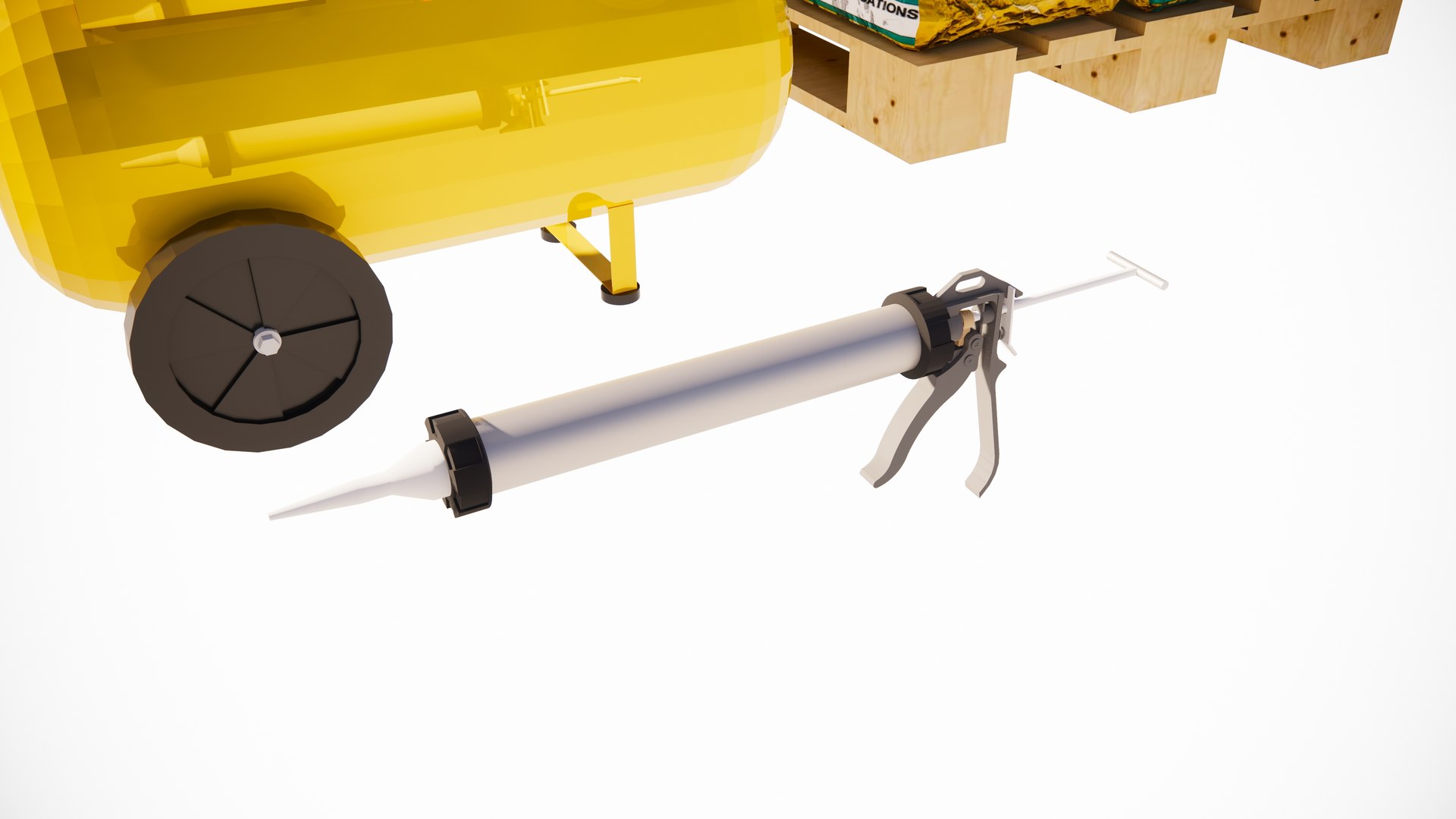 3D SIKA GOUTING RECTIFICATION WORKS TOOLS - TurboSquid 2080656