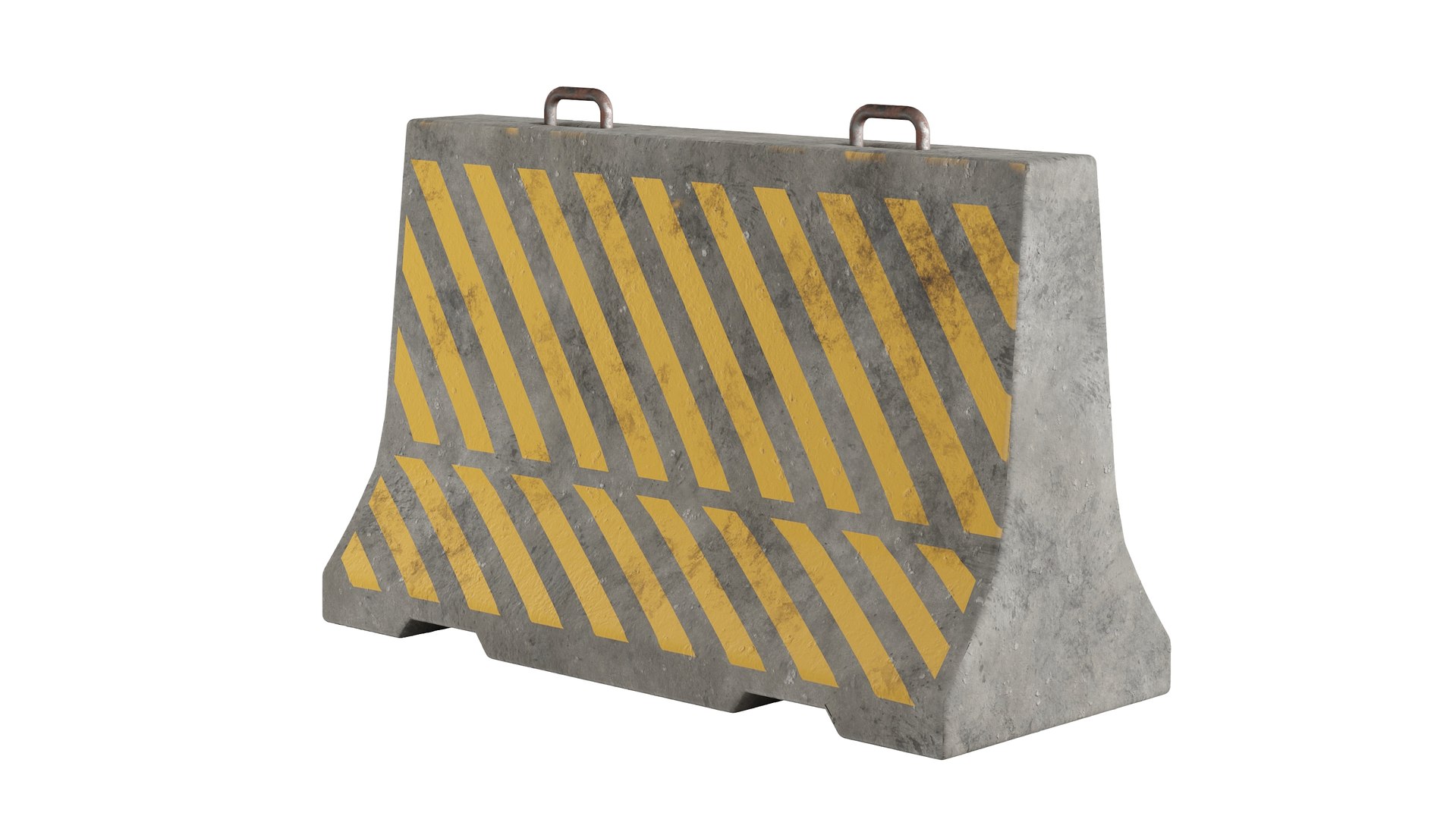 3D Concrete Barrier Traffic Model - TurboSquid 2136521