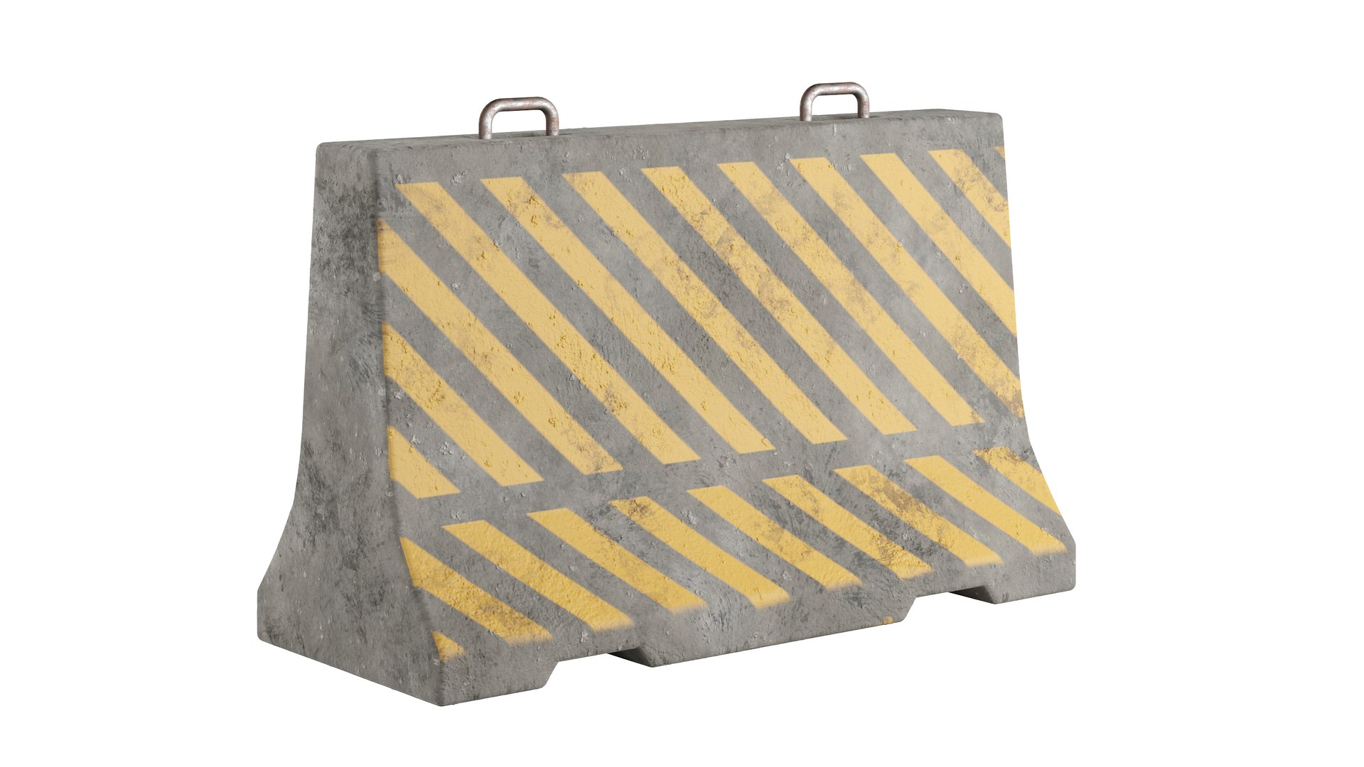 3D Concrete Barrier Traffic Model - TurboSquid 2136521