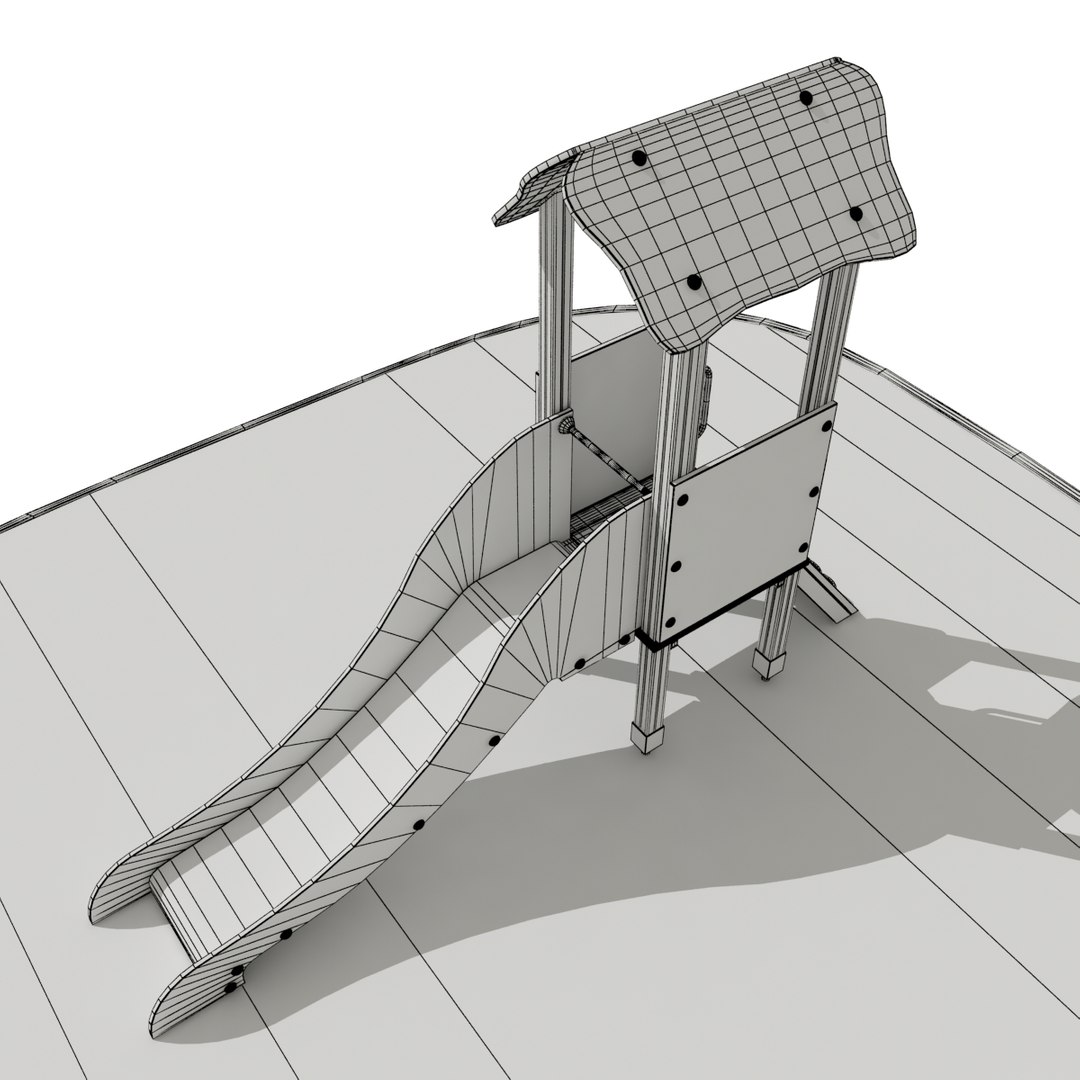 Playground Slide 3d Model