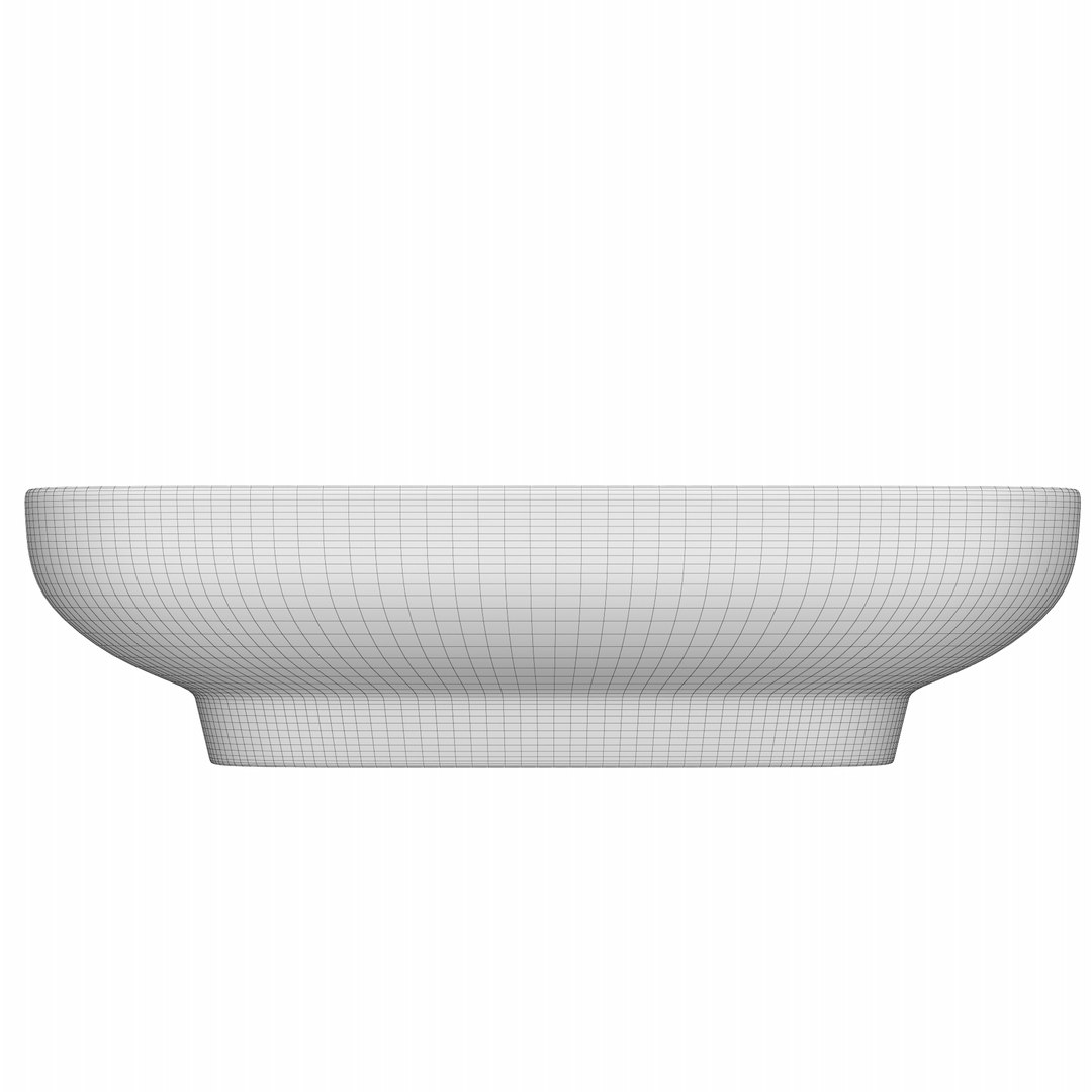 3D Wall Hung Rounded Rectangle - TurboSquid 1694234