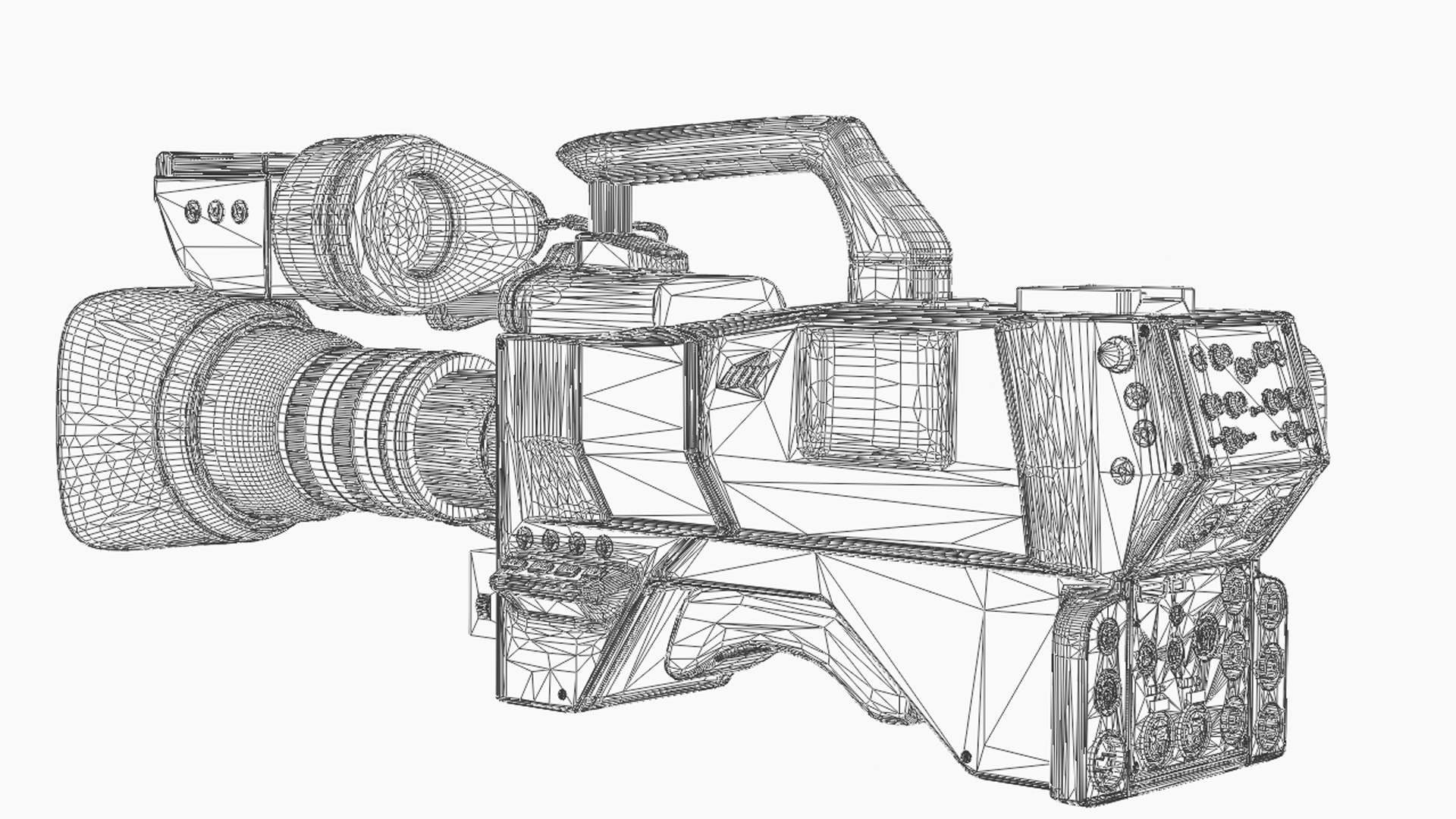 3D Professional Video Camera - TurboSquid 2088973