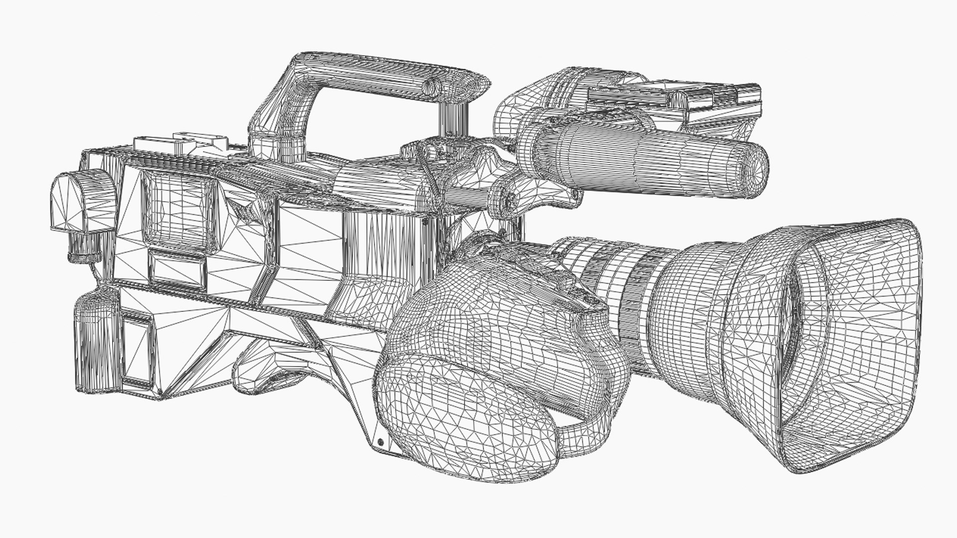3D Professional Video Camera - TurboSquid 2088973