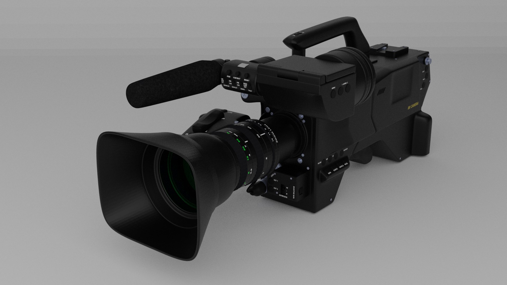 3D Professional Video Camera - TurboSquid 2088973