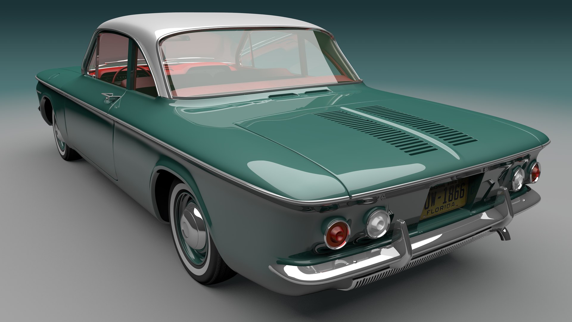 Chevrolet Corvair 3D Model - TurboSquid 1418381
