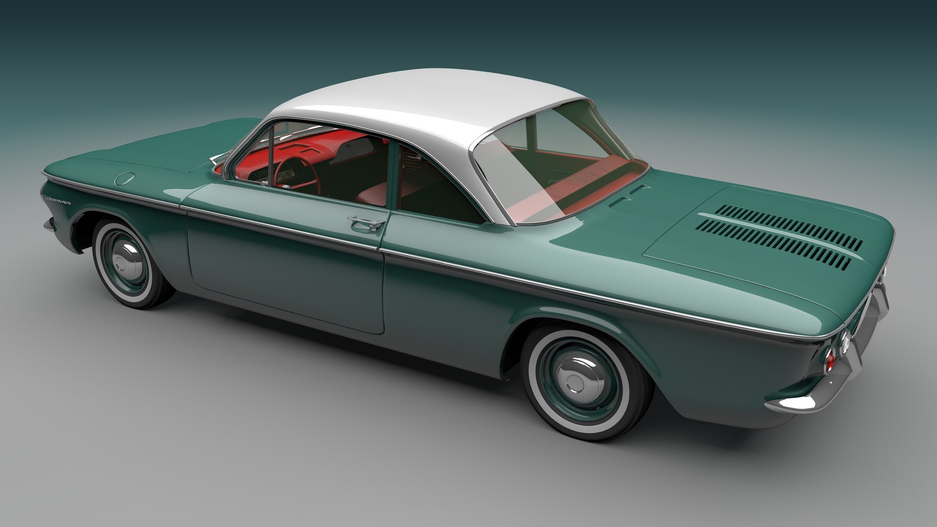 Chevrolet Corvair 3D Model - TurboSquid 1418381