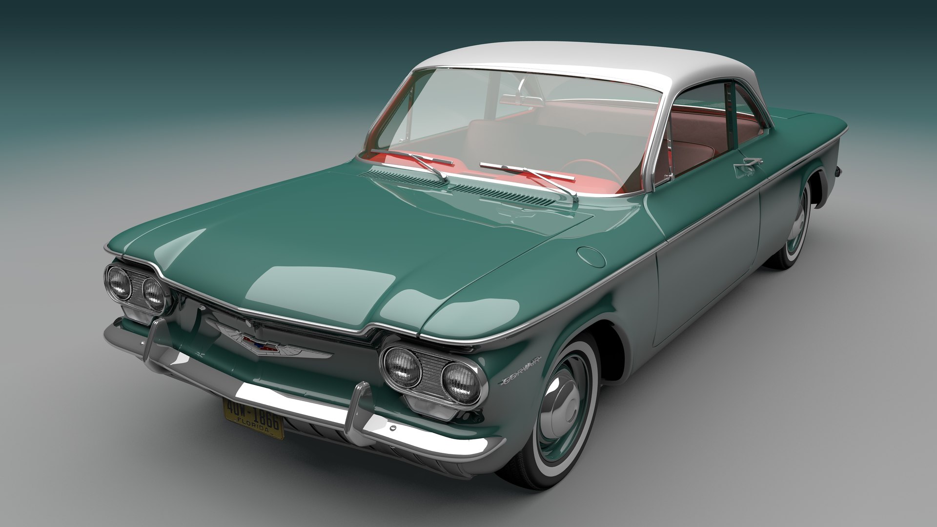 Chevrolet Corvair 3D Model - TurboSquid 1418381