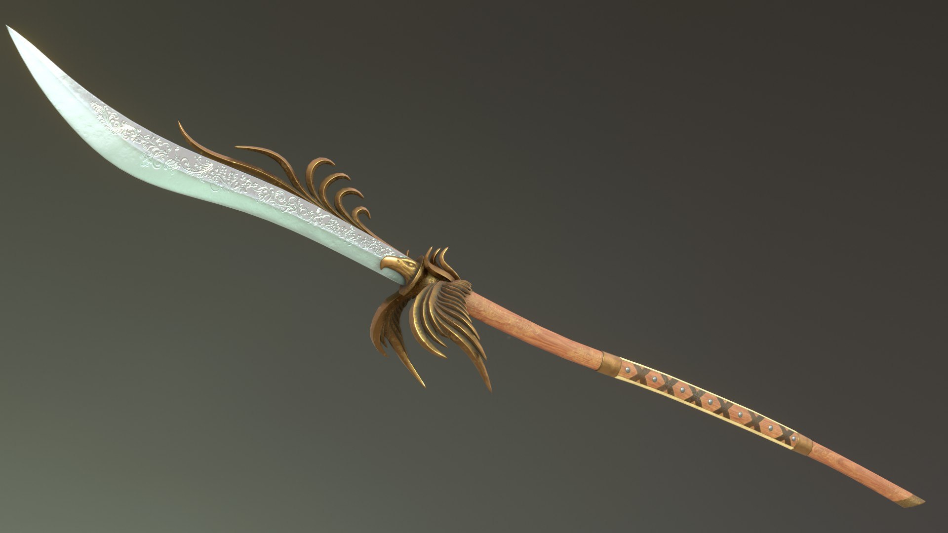 Fantasy elf weapon set 3D - TurboSquid 1940176