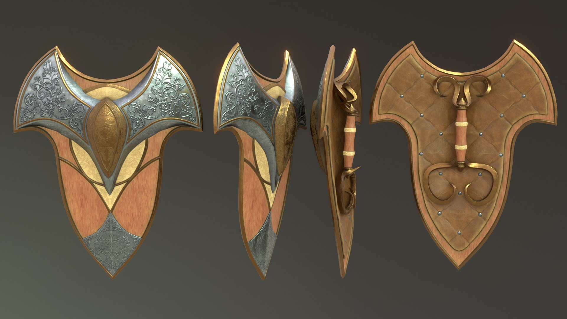 Fantasy elf weapon set 3D - TurboSquid 1940176