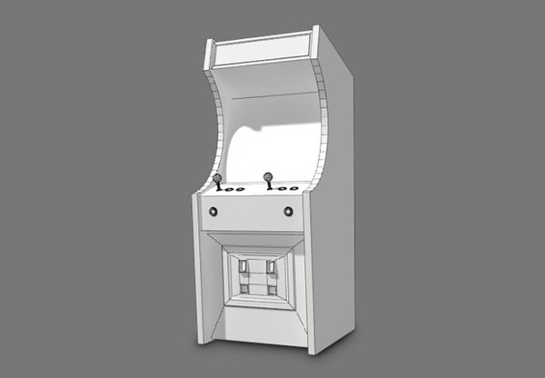 3d model coin op arcade machine