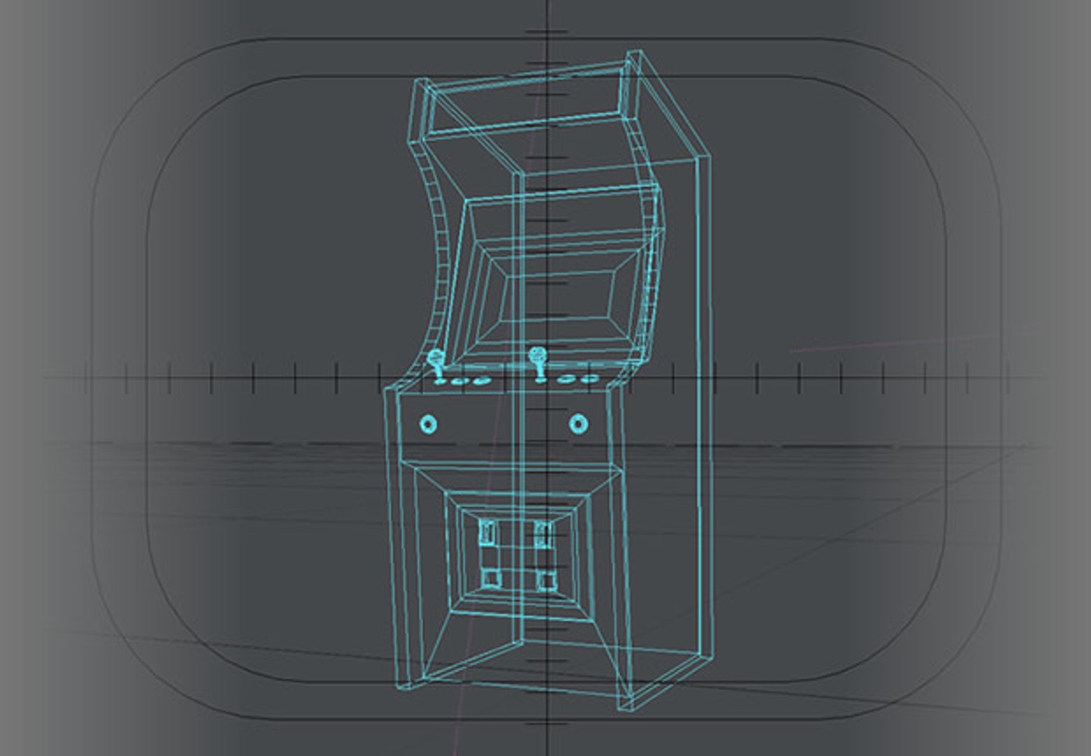 3d Model Coin Op Arcade Machine