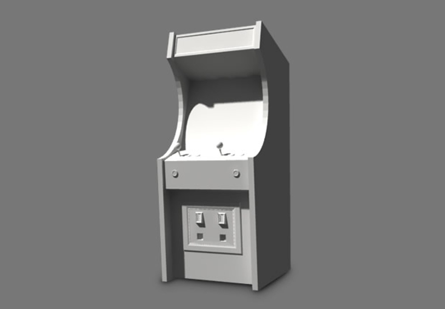 3d Model Coin Op Arcade Machine