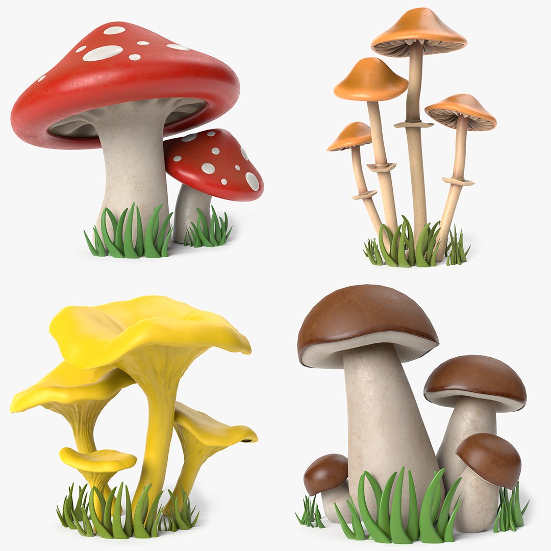 cartoon toadstool