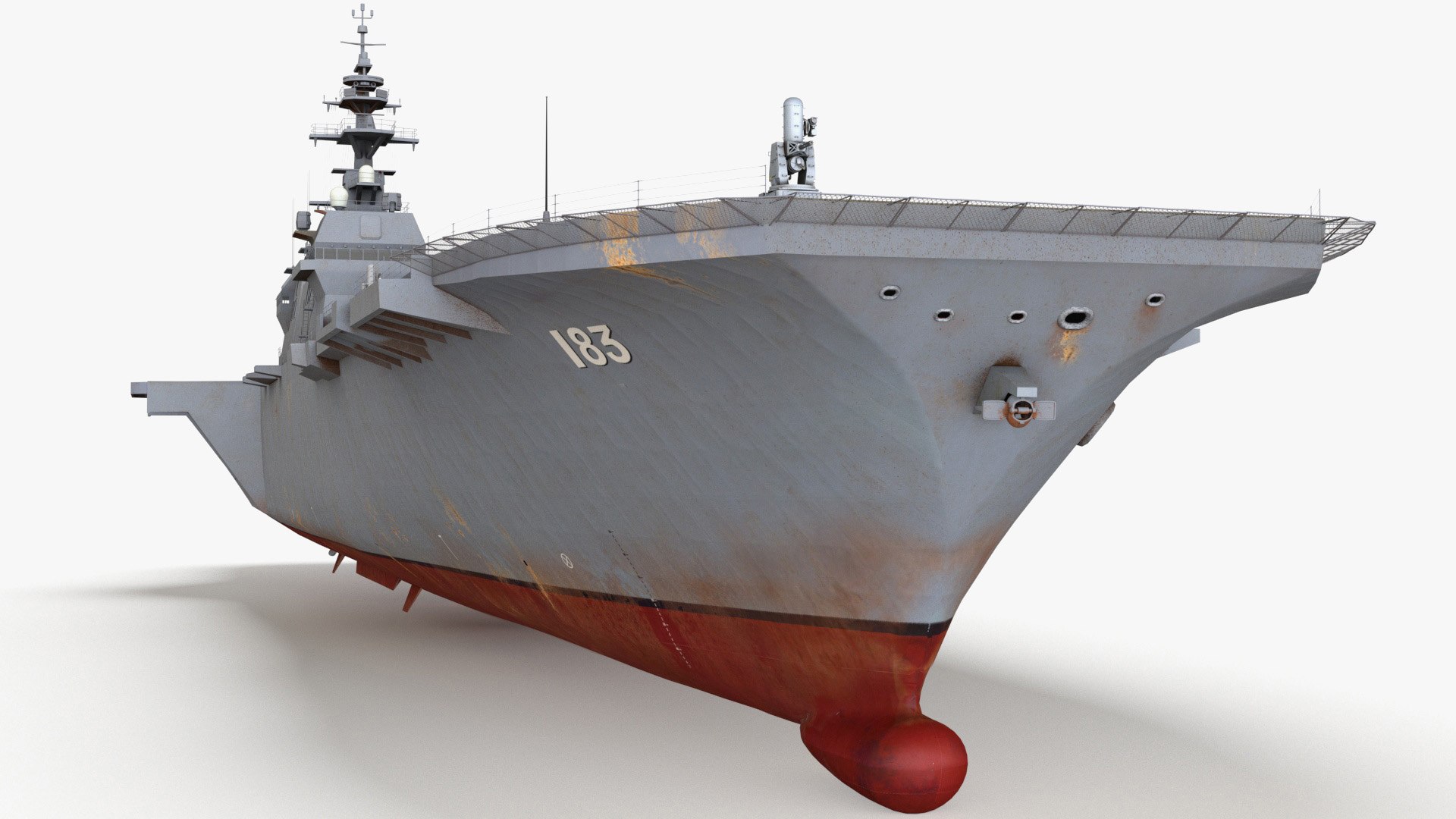 Izumo Class multi-purpose destroyer model - TurboSquid 1951085