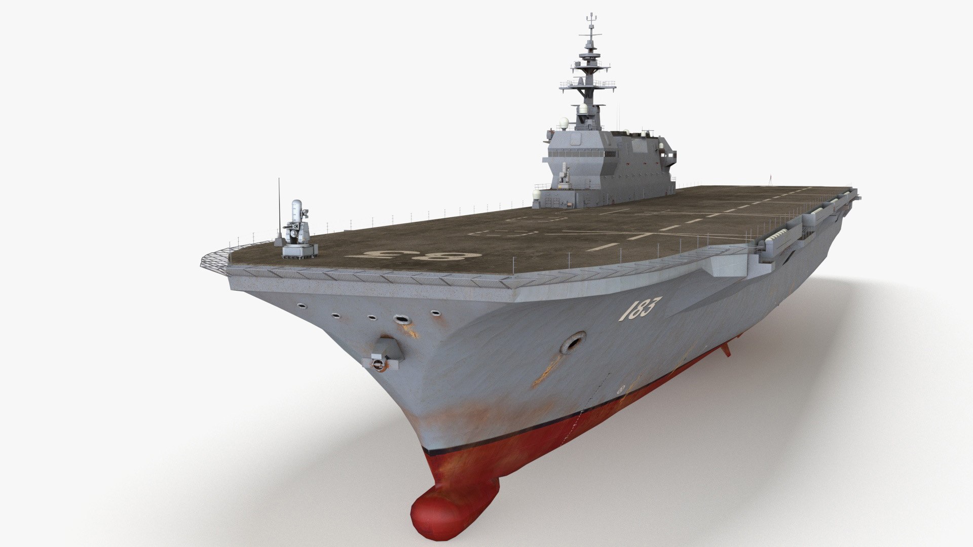 Izumo Class multi-purpose destroyer model - TurboSquid 1951085