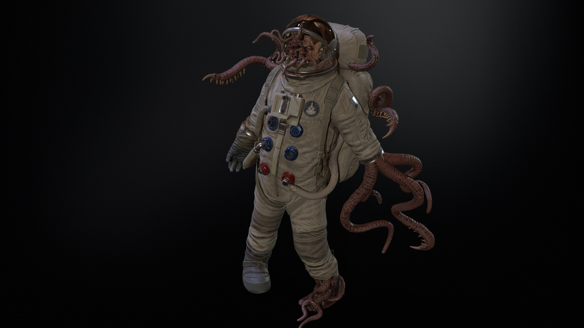 Zombie Astronaut 3D Model - TurboSquid 2284843