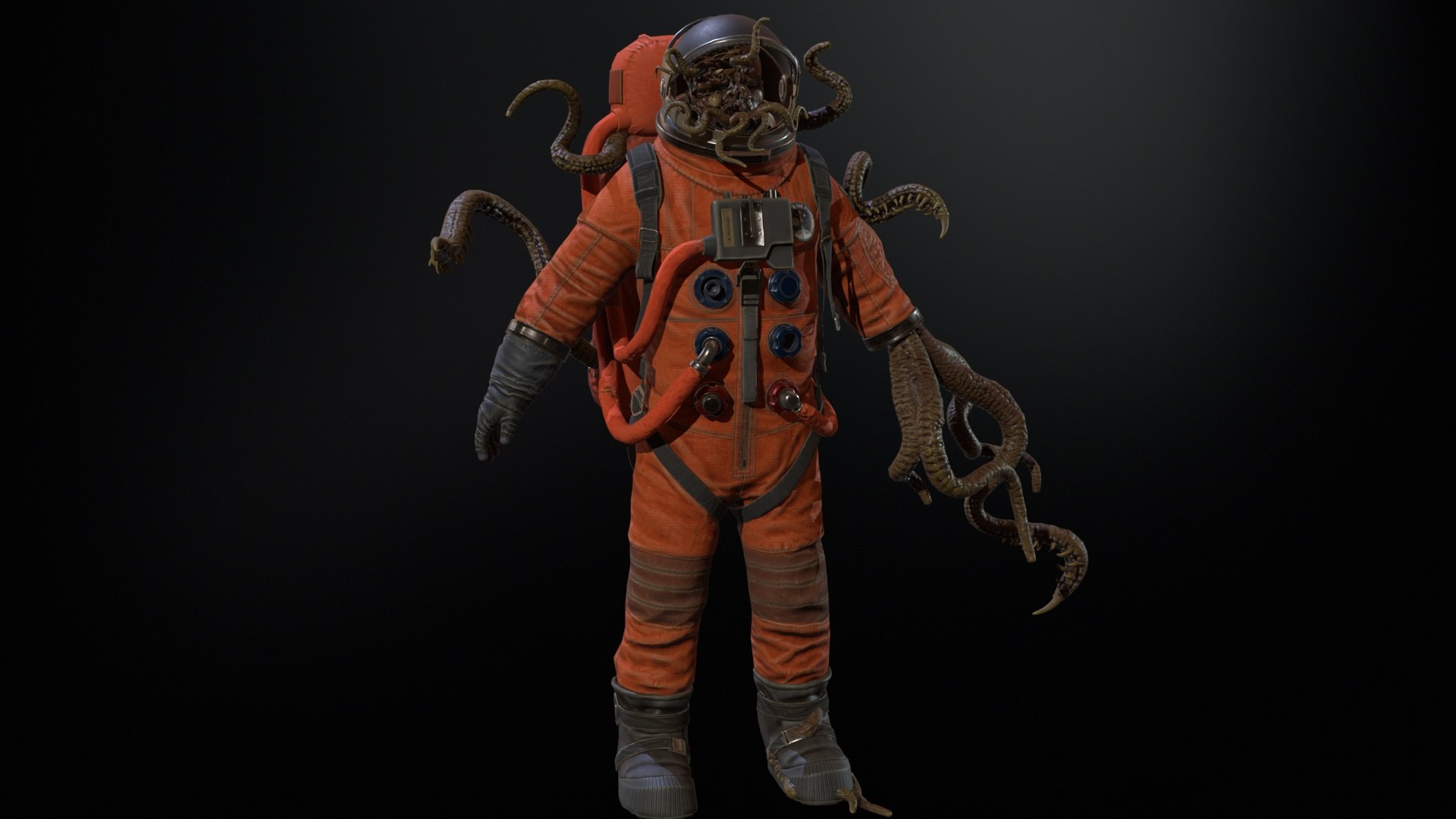 Zombie Astronaut 3D Model - TurboSquid 2284843