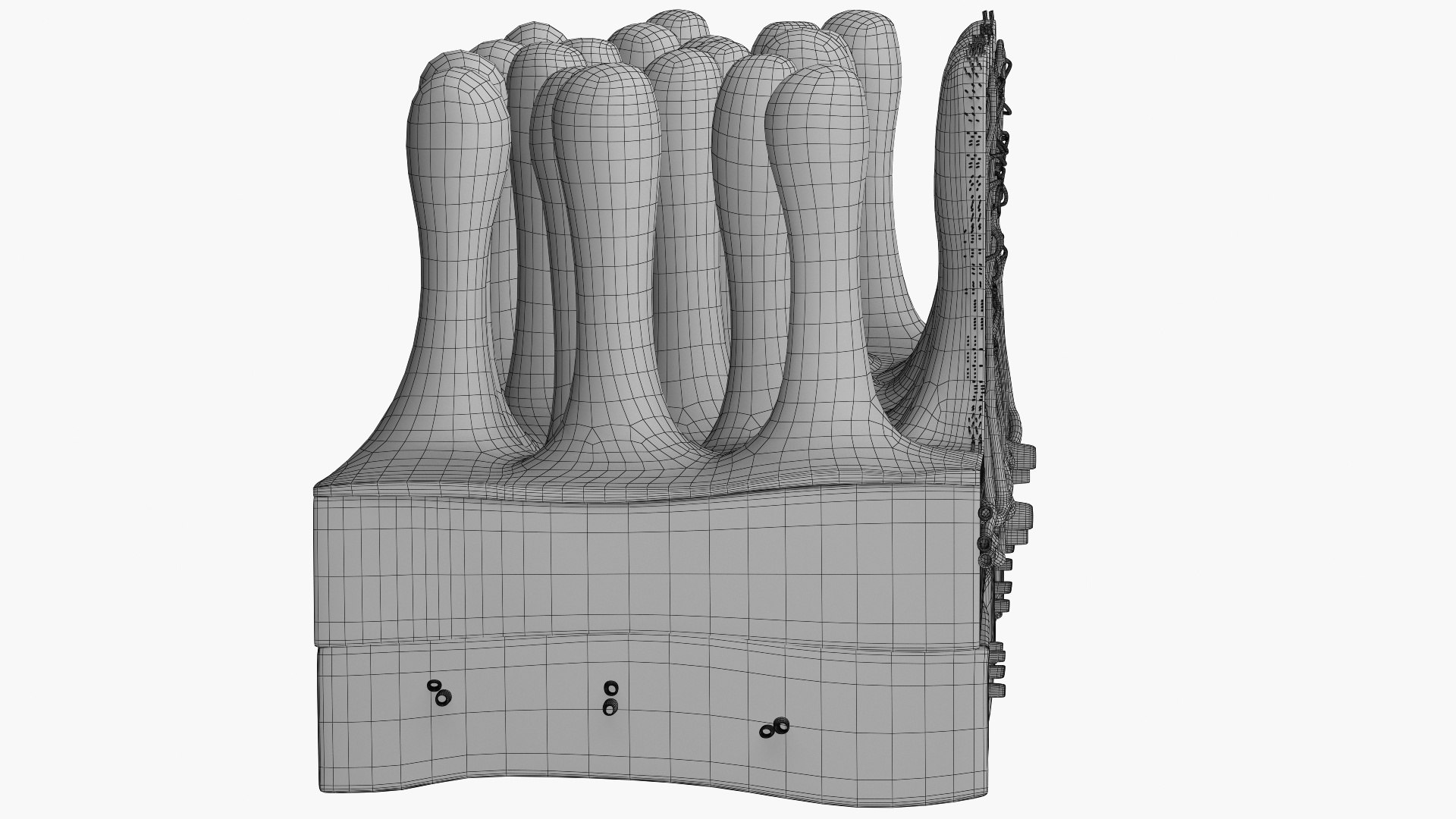 Villi Cross Section With Microvilli Model - TurboSquid 2347866