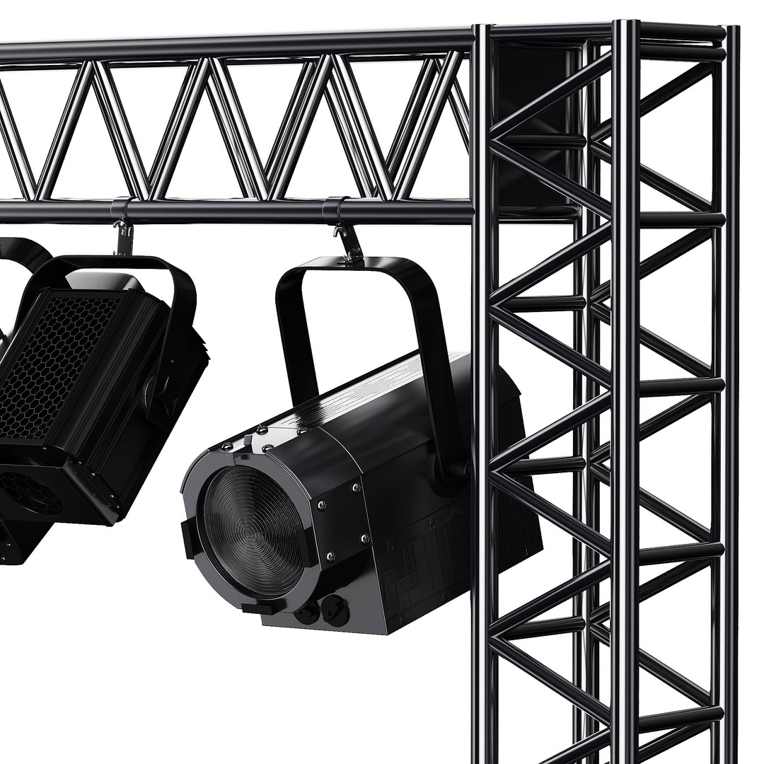Soft Theater Farm With Lighting Equipment 3D Model - TurboSquid 2318980