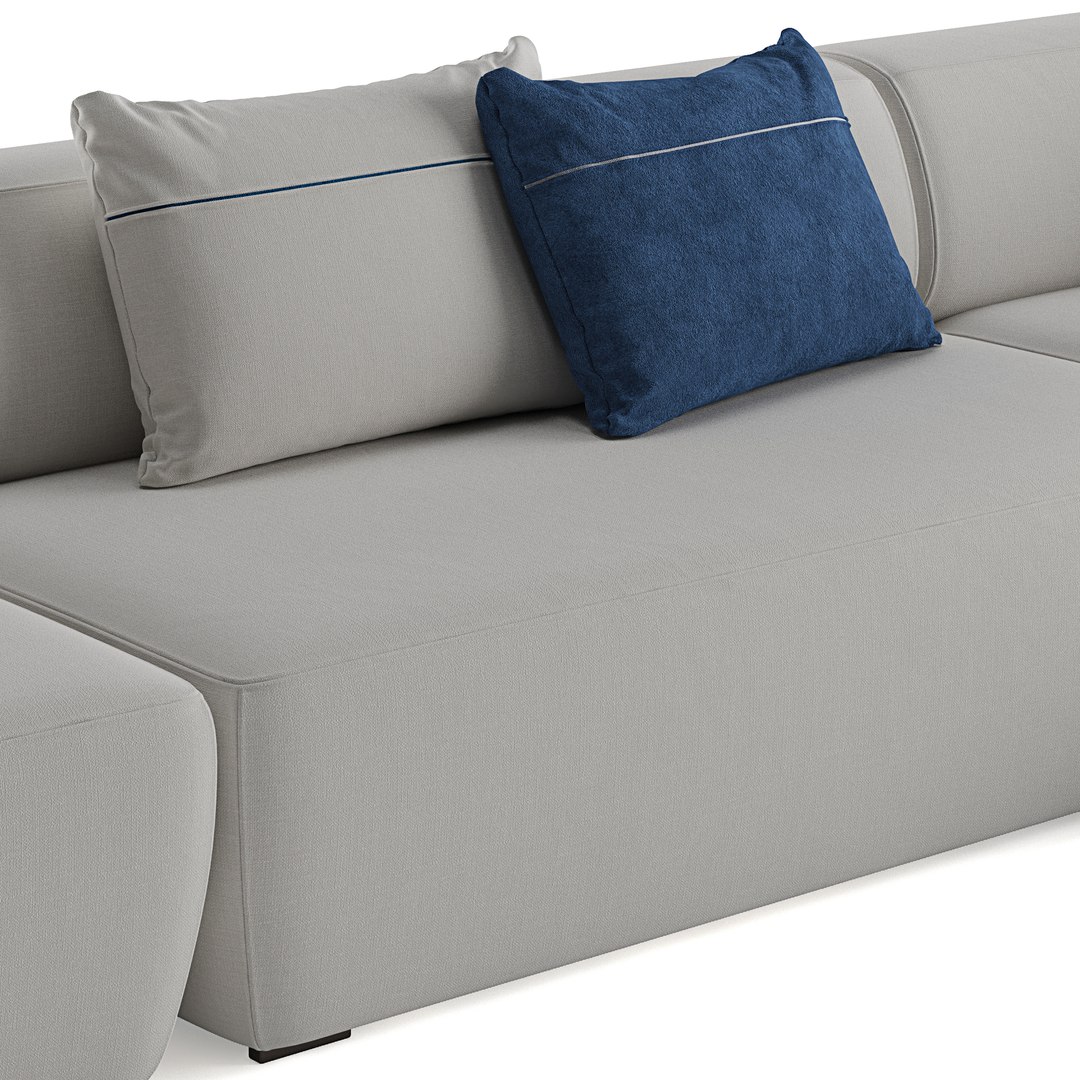 BeB Italia Naviglio Corner Sofa 3D Model - TurboSquid 1726369