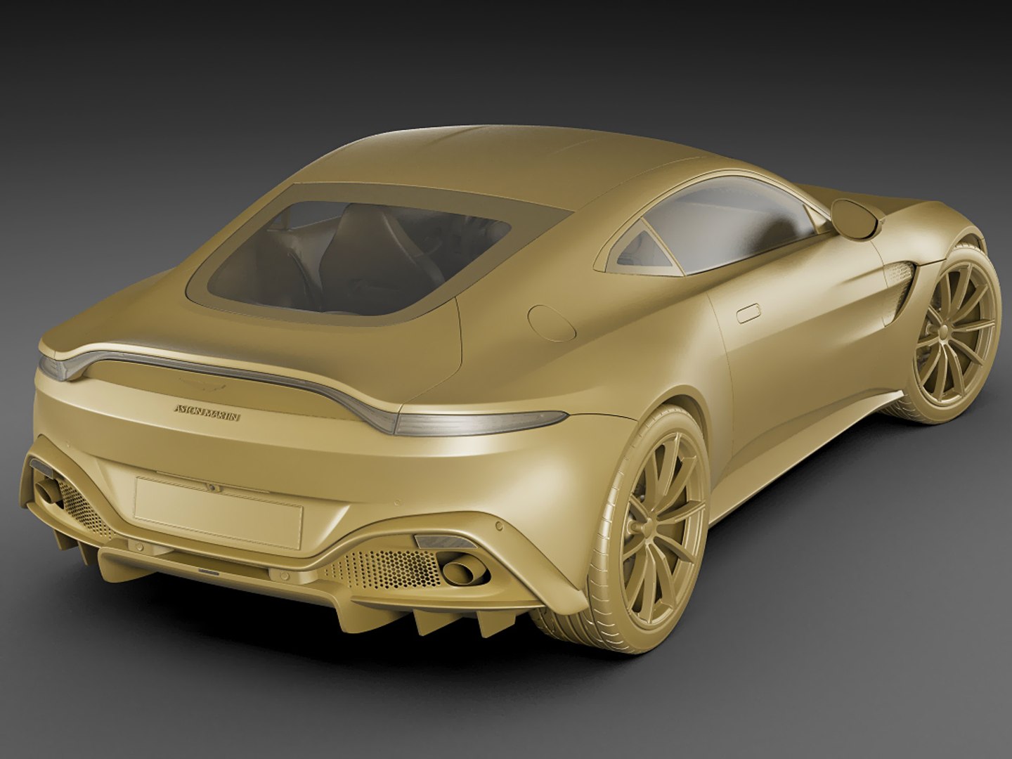 Aston Martin Vantage 3D Model - TurboSquid 1248232