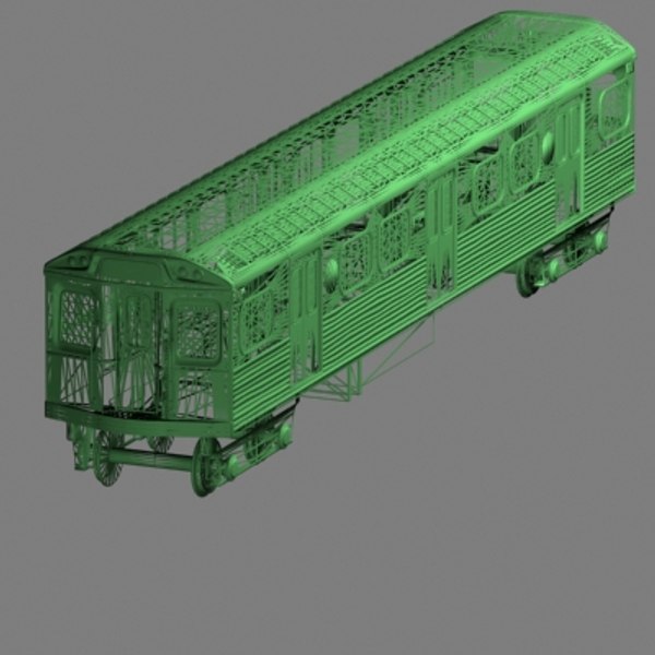 traincar train car 3d model