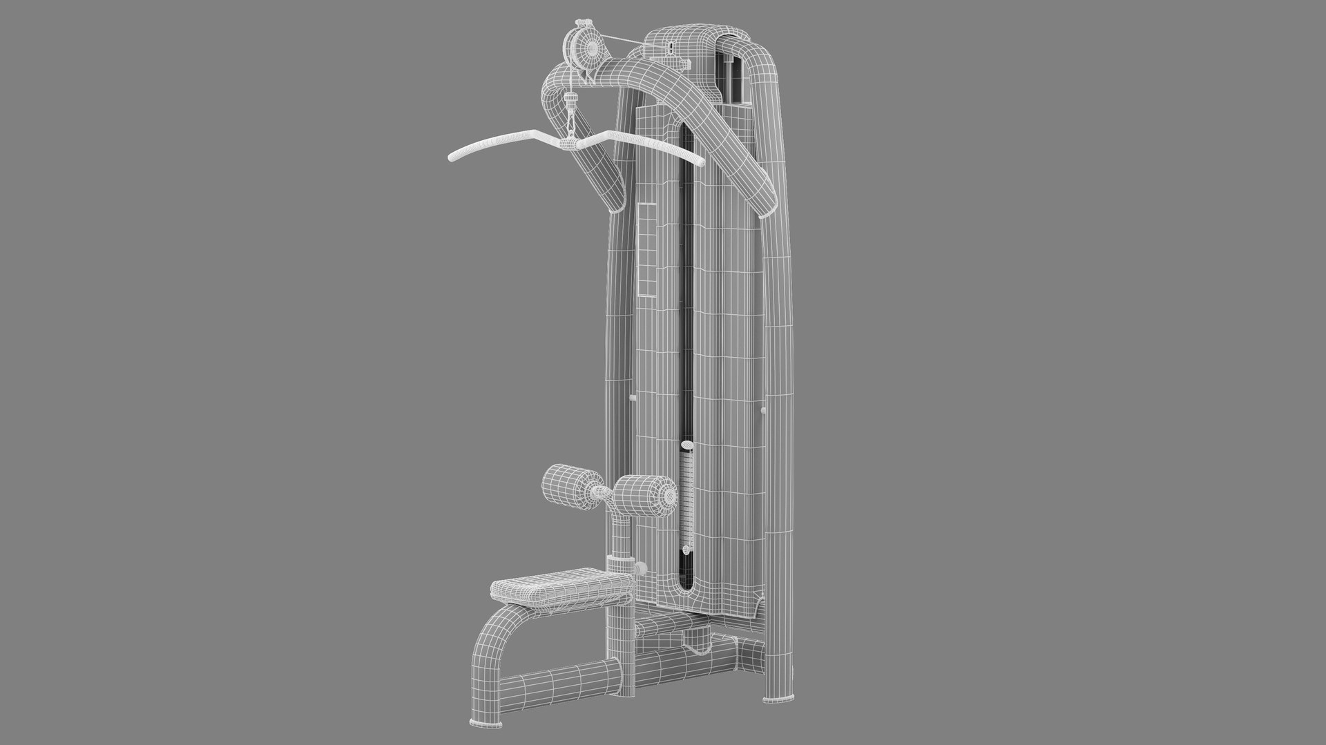 3D Technogym Selection 700 - Lat Machine Model - TurboSquid 2231777