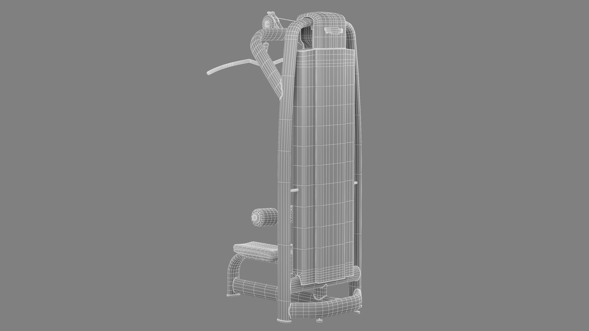 3D Technogym Selection 700 - Lat Machine Model - TurboSquid 2231777