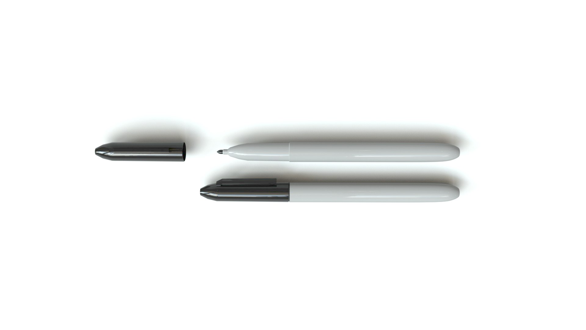 3D Model Marker Pen - Permanent Board - 3D Asset - TurboSquid 1895523