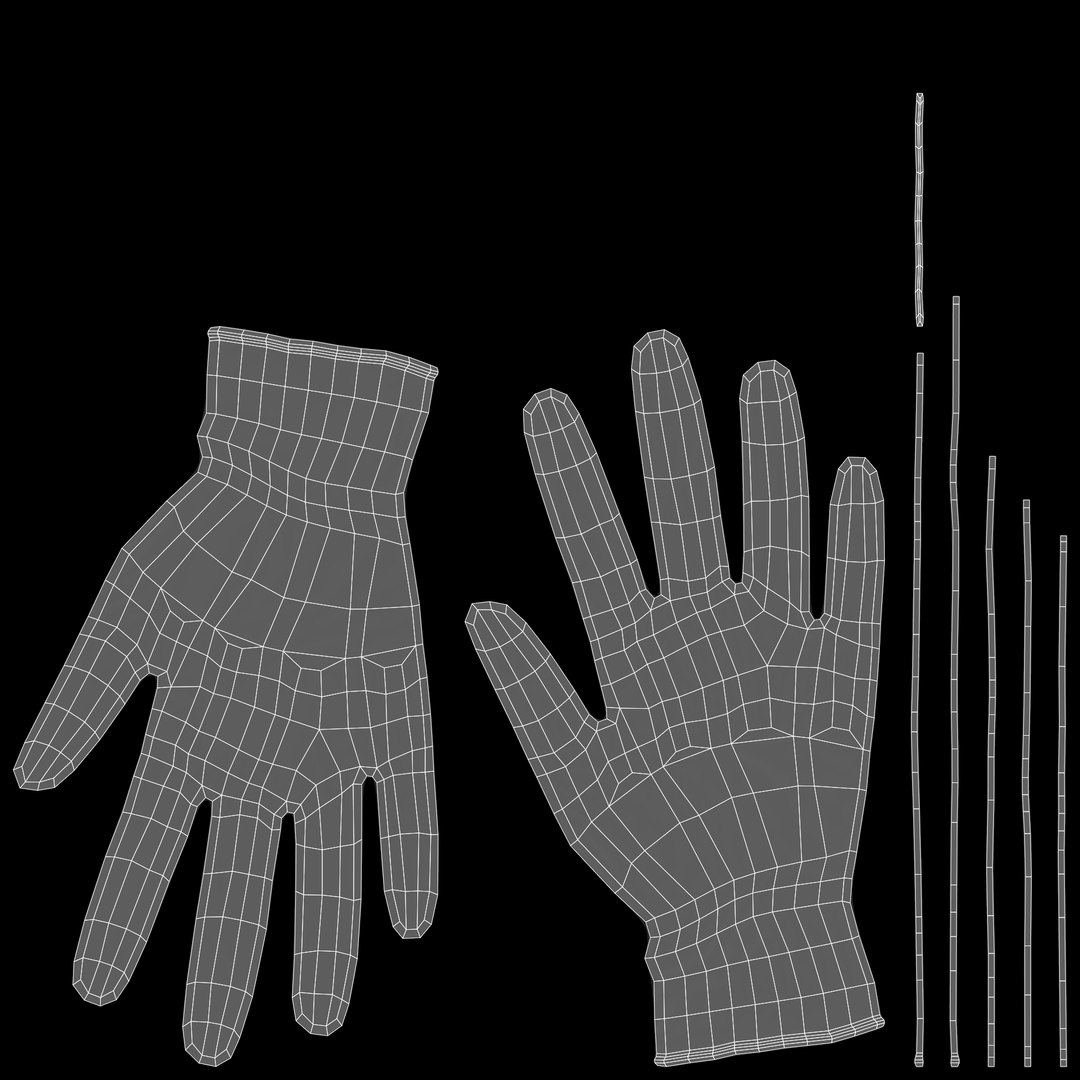 3D Gloves Model - TurboSquid 2191953