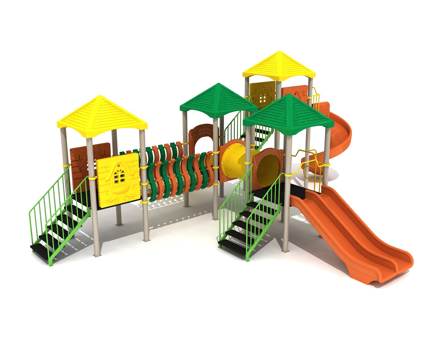 Metal Playground 3D Model - TurboSquid 1574113