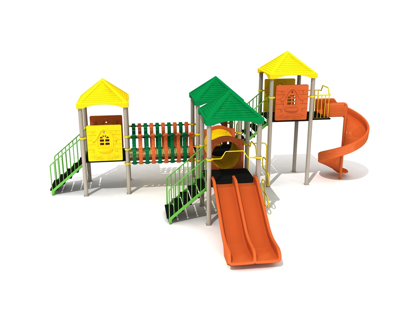 Metal Playground 3D Model - TurboSquid 1574113