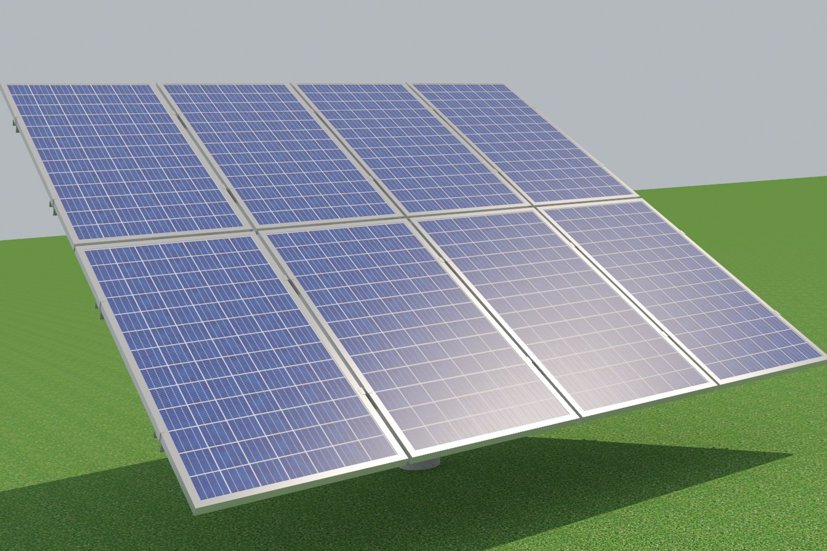 Solar cell model - TurboSquid 1276205