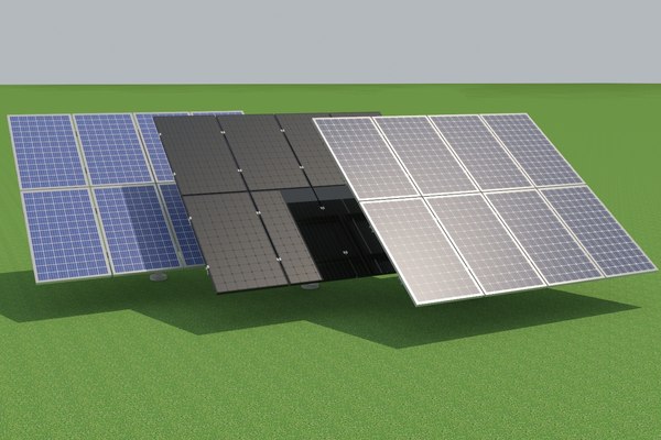 Solar panels tracking cell 3D model - TurboSquid 1279013