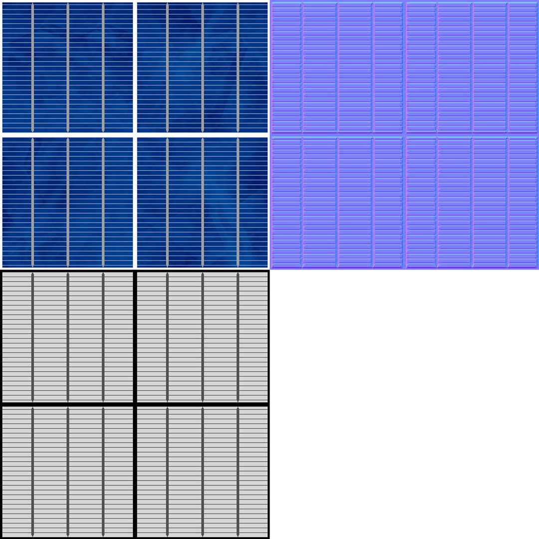 Solar cell model - TurboSquid 1276205
