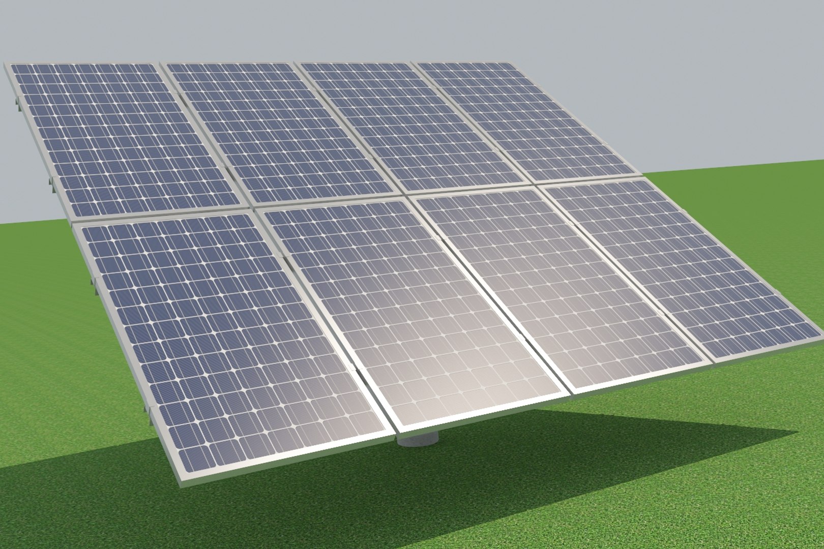Solar cell model - TurboSquid 1276205
