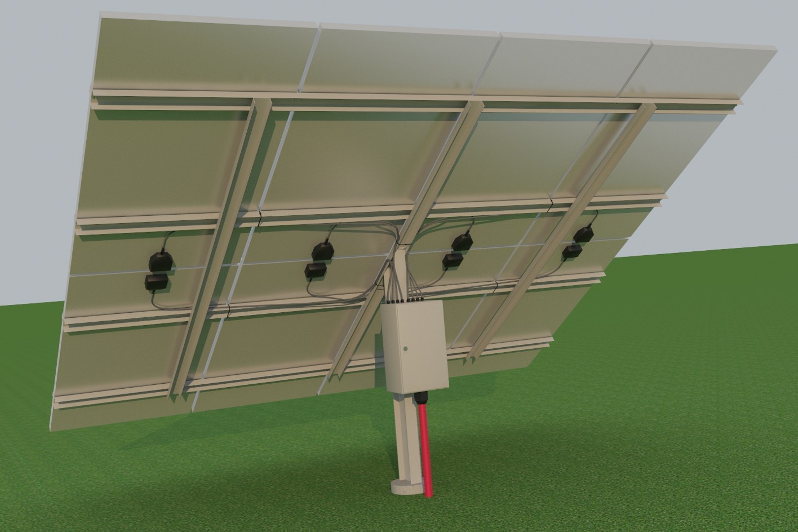 Solar cell model - TurboSquid 1276205