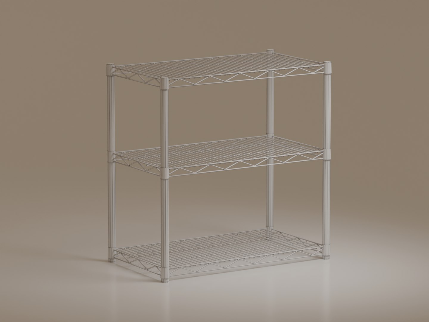 Low Poly Wire Rack 3D Model - TurboSquid 2282572