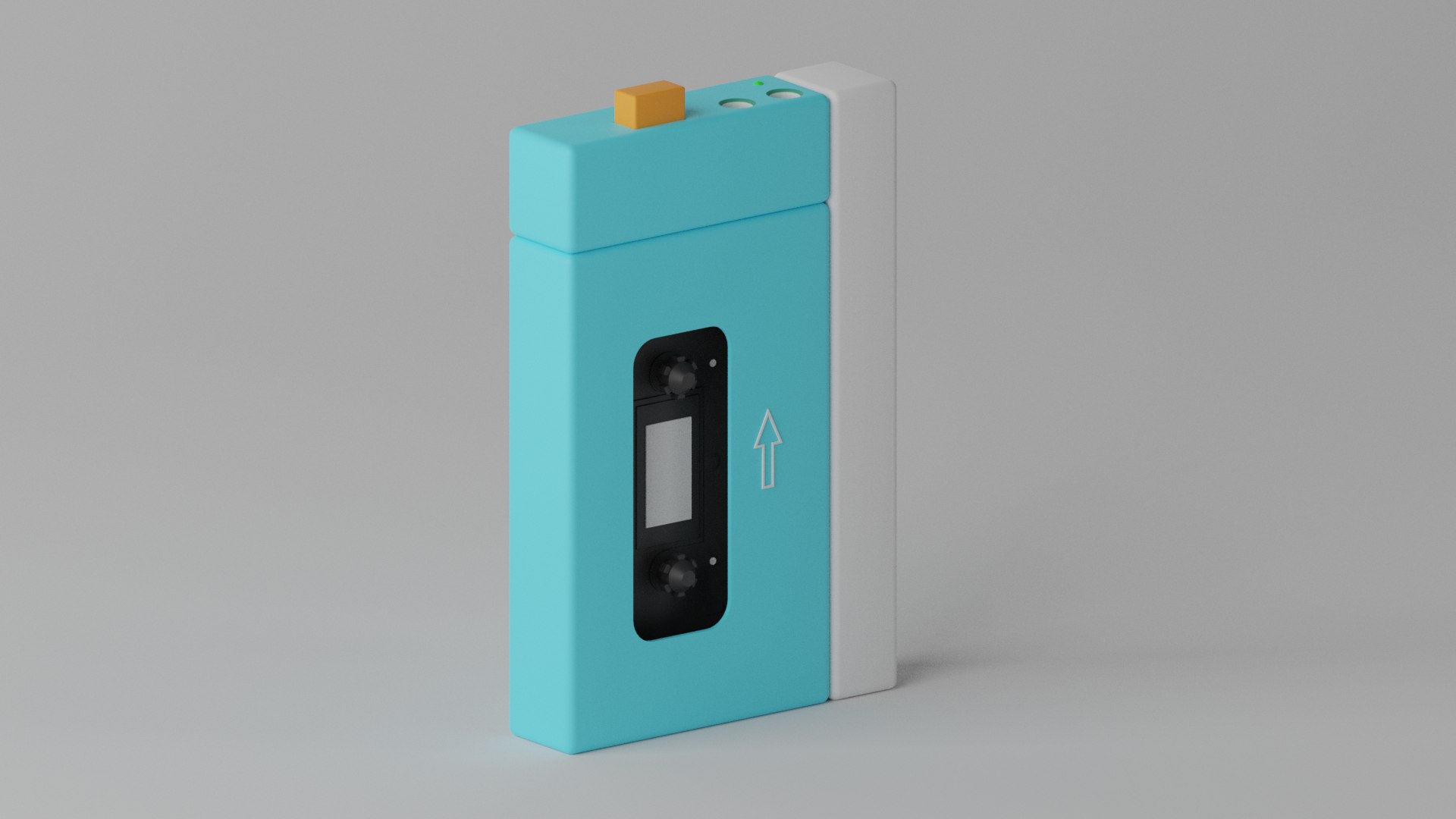 3D Cartoon Vintage SONY Walkman - TurboSquid 2141430