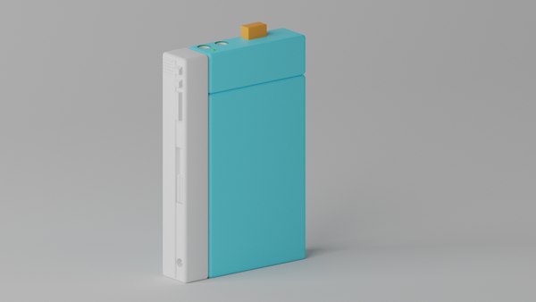 modelo 3d Walkman SONY vintage de dibujos animados - TurboSquid 2141430