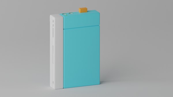 modelo 3d Walkman SONY vintage de dibujos animados - TurboSquid 2141430