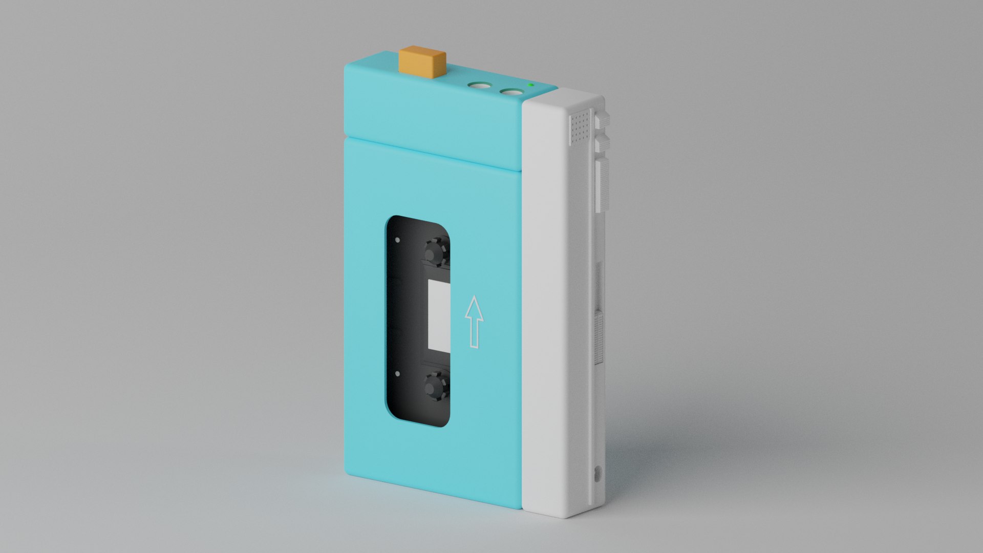 3D Cartoon Vintage SONY Walkman - TurboSquid 2141430