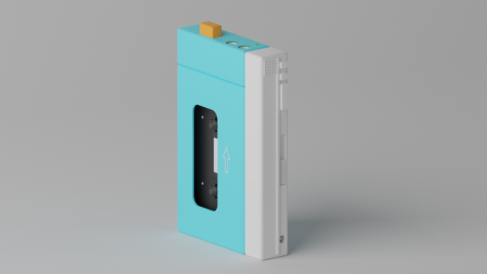 3D Cartoon Vintage SONY Walkman - TurboSquid 2141430