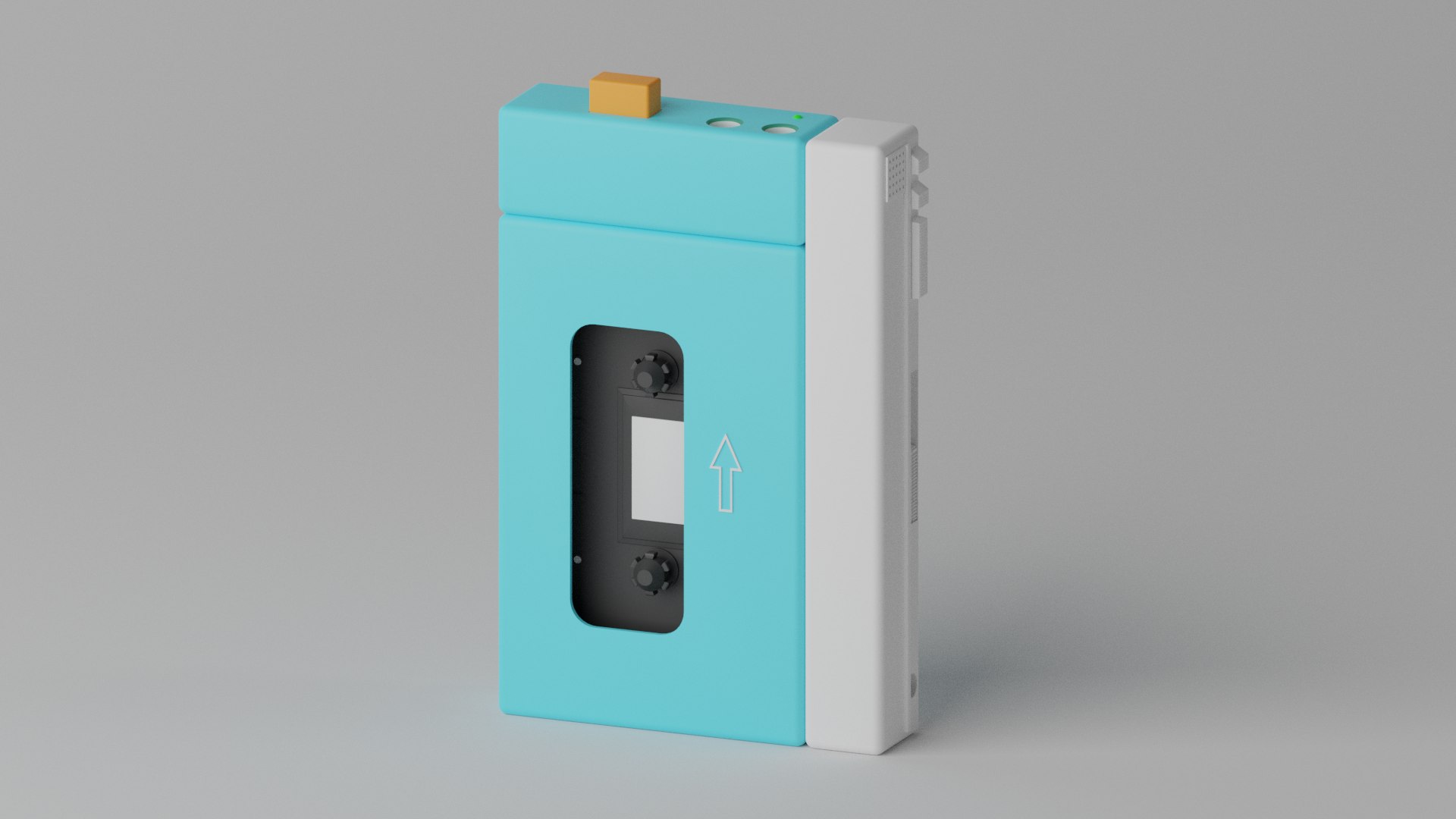 3D Cartoon Vintage SONY Walkman - TurboSquid 2141430