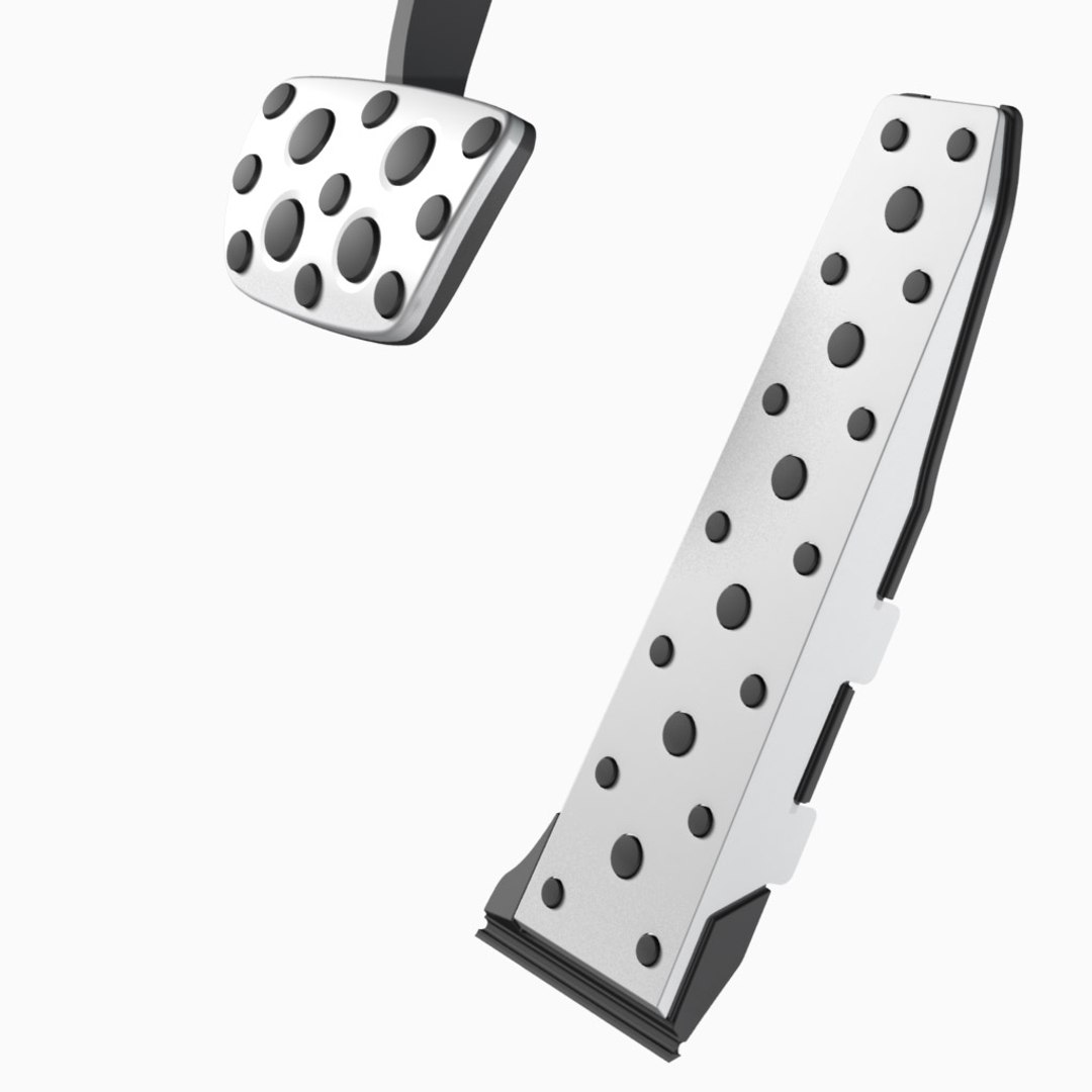 Pedals Brake Accelerator 3d Model